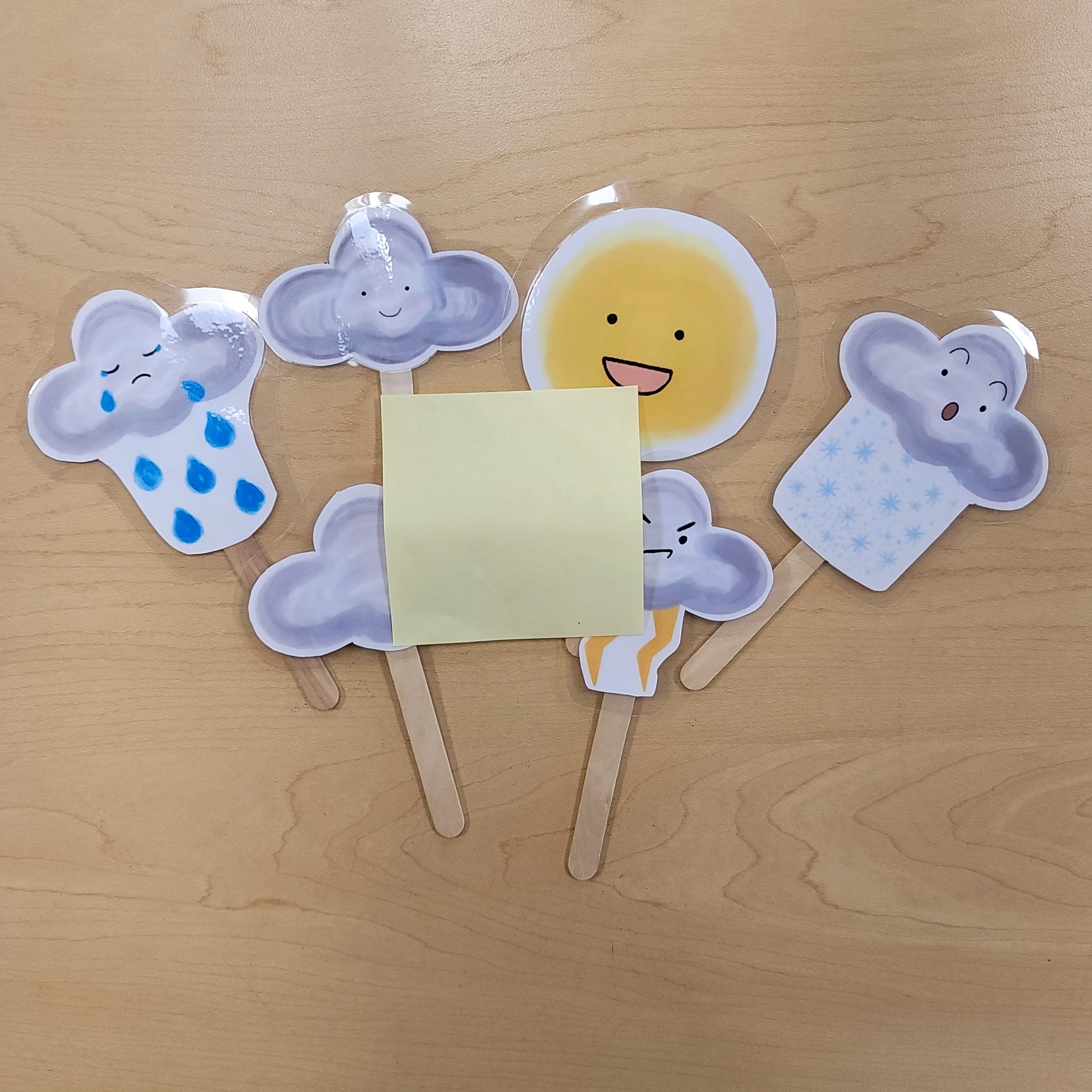 Weather and Feelings Watercolor Style Printable Resource Visuals ...