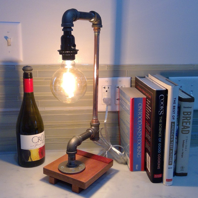 Gas Pipe Lamp - Etsy