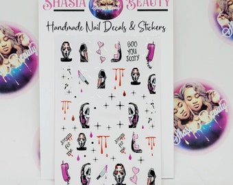 Pink Ghostface Sticker - Etsy