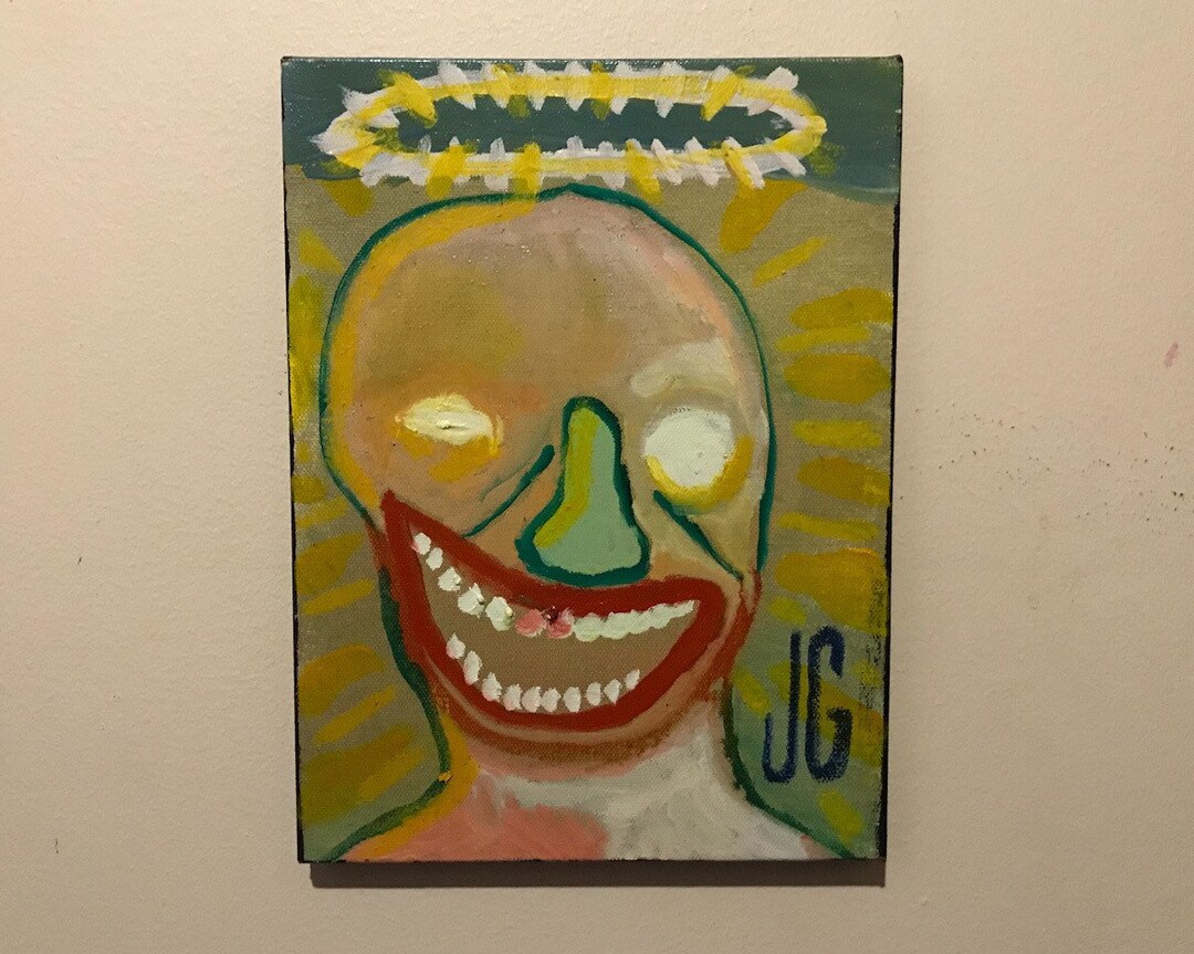 Alternative Art | Original Oil Painting on Canvas | Aphex Twin Esque ...