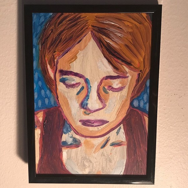 Calm Woman Portrait Print - Etsy