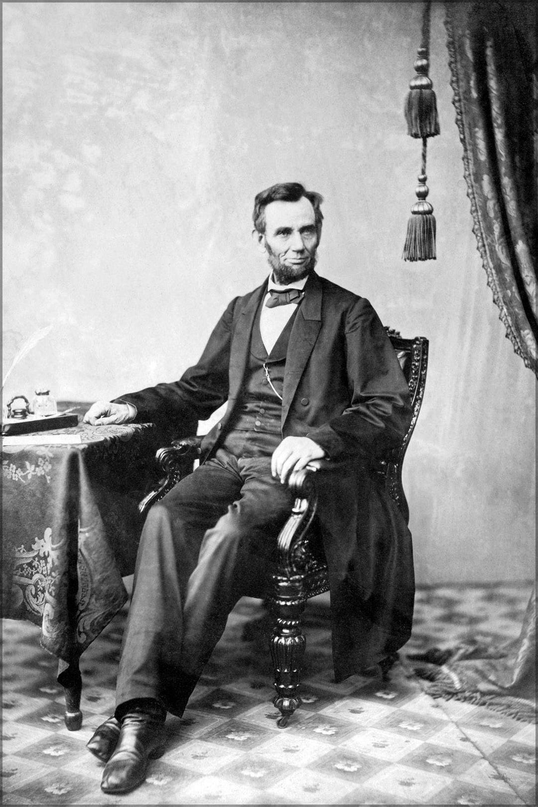 Poster, Many Sizes Available; Abraham Lincoln O 79 by Gardner, 1863 Bw ...