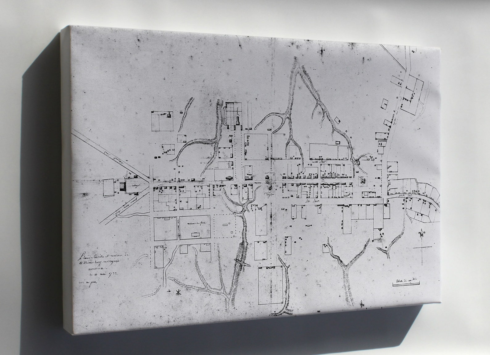 Poster, Many Sizes Available; Frenchman's Map Showing Colonial ...