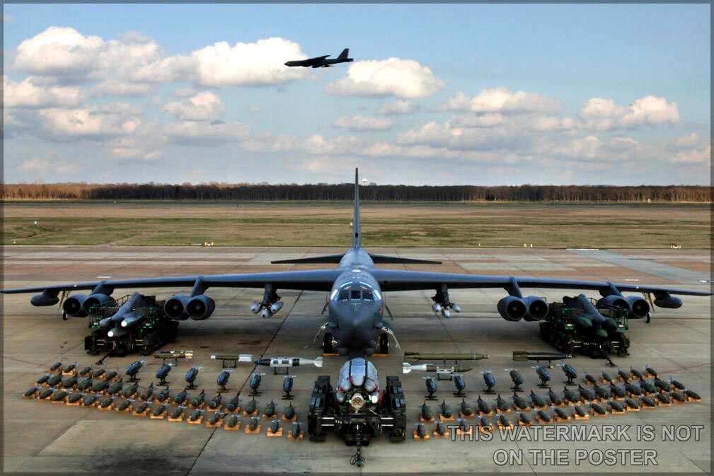 Poster, Many Sizes Available; B-52 Stratofortress With Armament - Copy ...