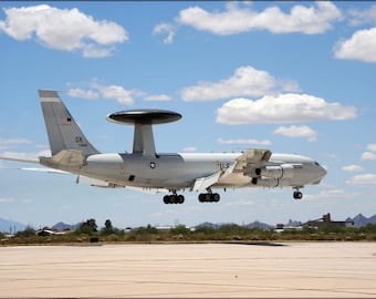 E-3 Sentry AWACS front E3 Sentry E-3 AWACS Boeing E-3 - Etsy