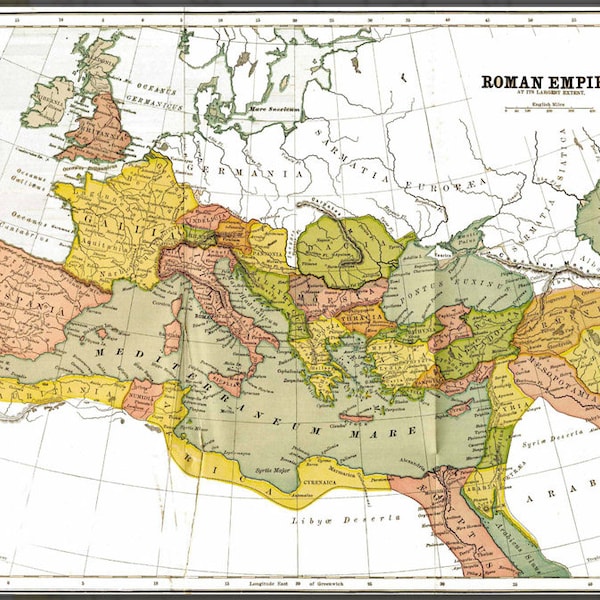 Map of Roman Provinces - Etsy
