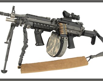 M60 Machine Gun Style Barrel Extension for Nerf N-Strike or