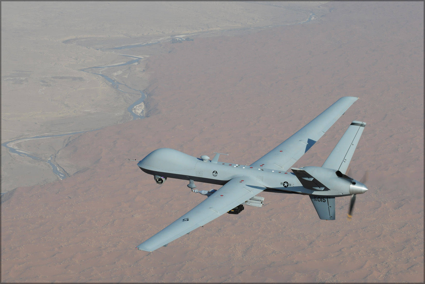 Poster, Many Sizes Available; Mq-9 Reaper Uav Drone Flies Combat ...