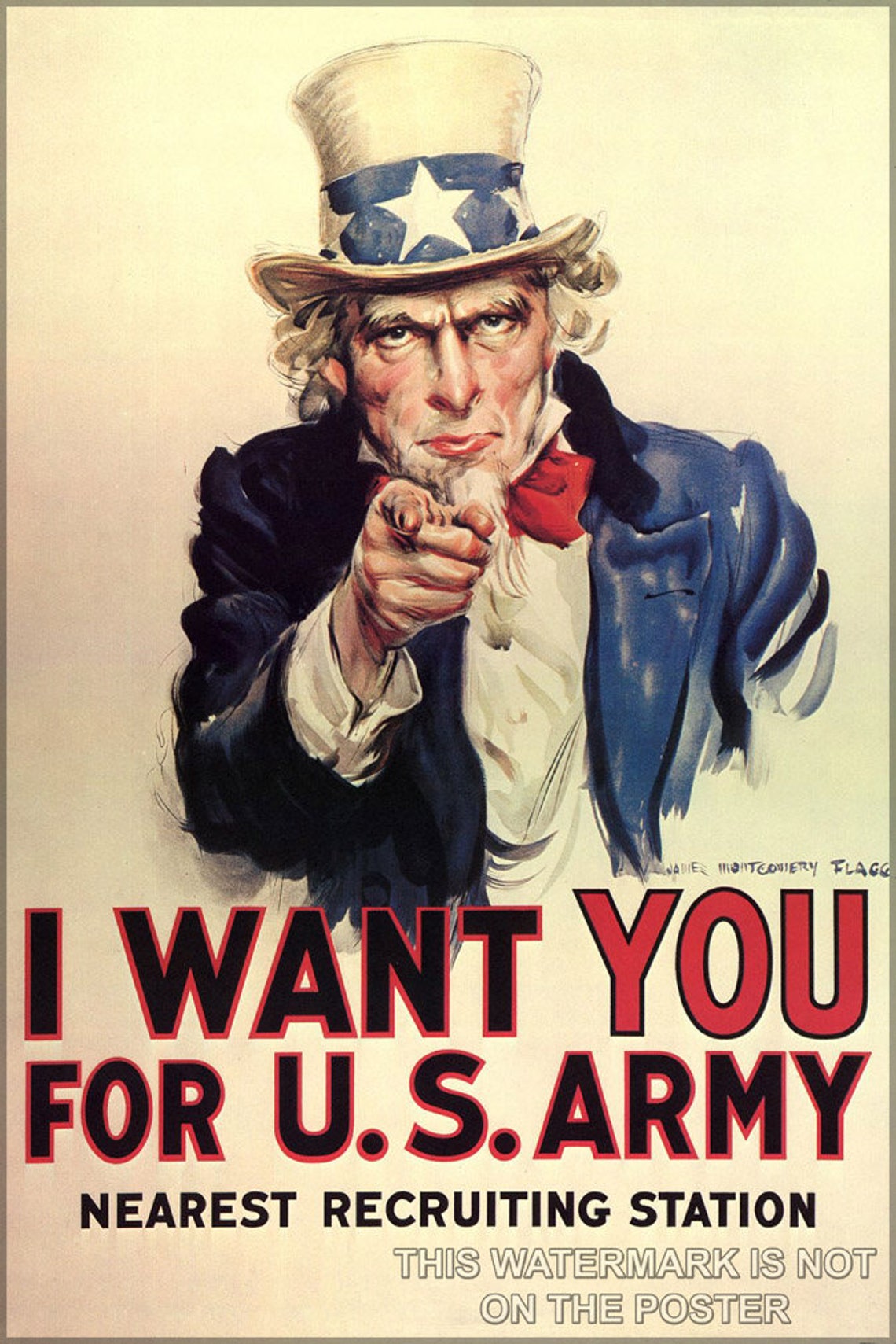 Poster, Many Sizes Available Uncle Sam I Want You for Us Army - Etsy
