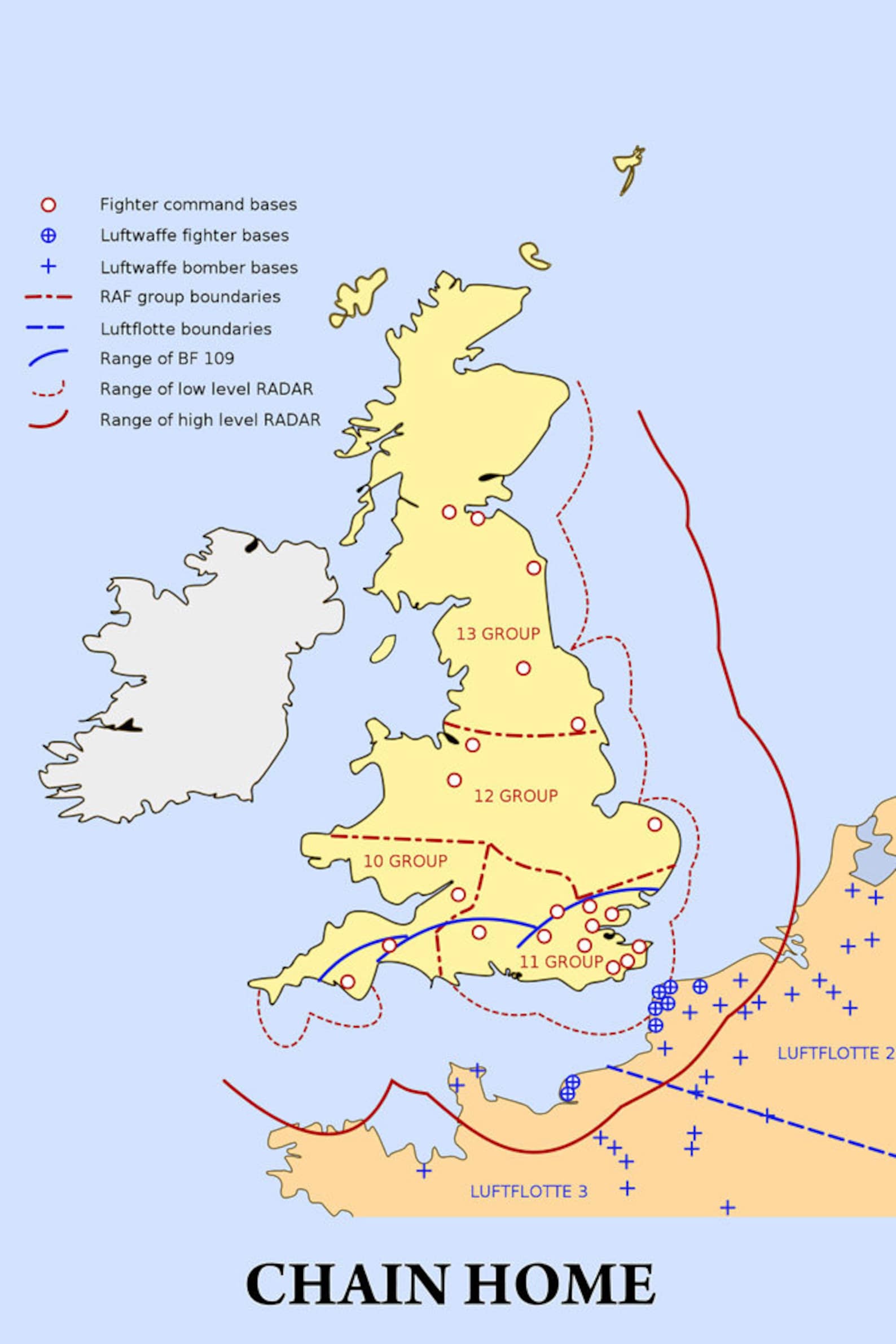 Poster, Many Sizes Available; Chain Home Radar Cover, Bases and Group ...