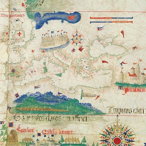 Poster, Many Sizes Available; Cantino Planisphere, World Map 1502 - Etsy