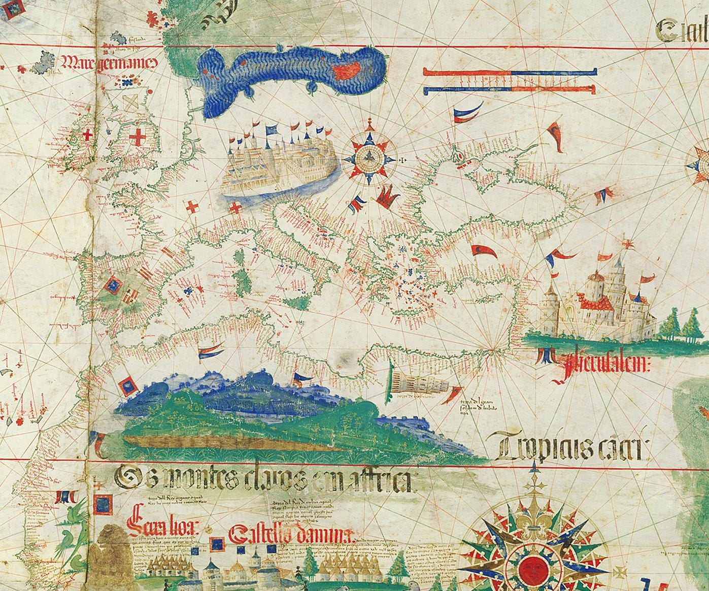 Poster, Many Sizes Available; Cantino Planisphere, World Map 1502 - Etsy