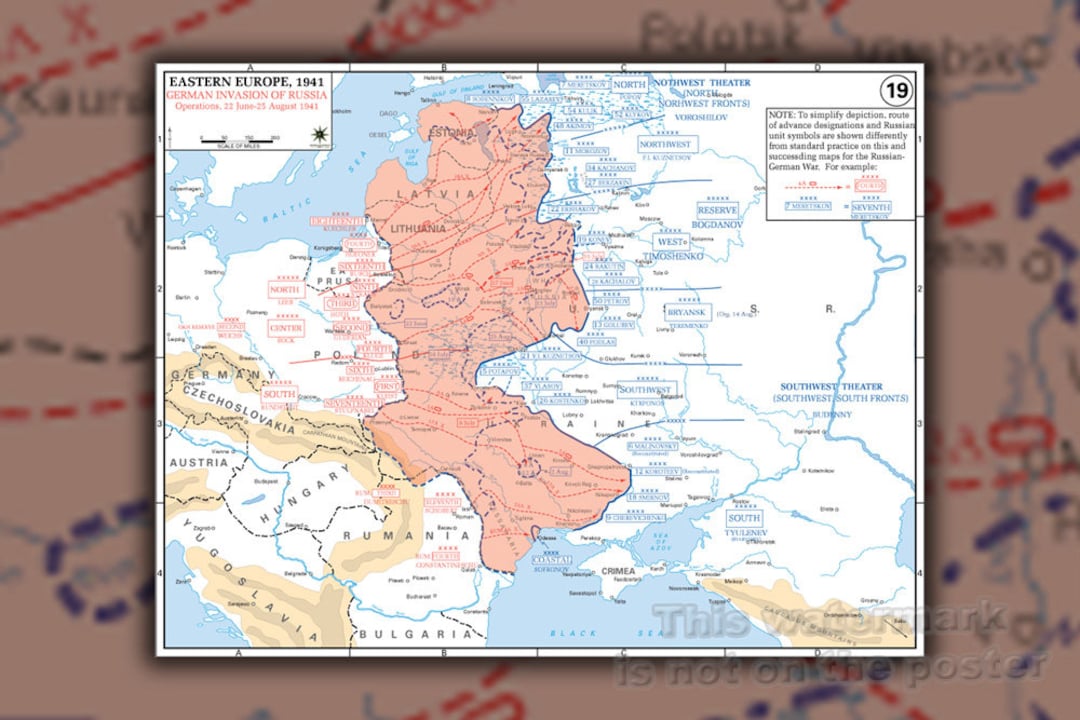 Poster, Many Sizes Available; Operation Barbarossa - Etsy