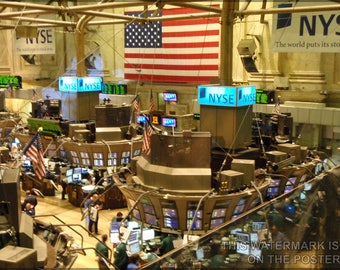 Stock Exchange Poster - Etsy