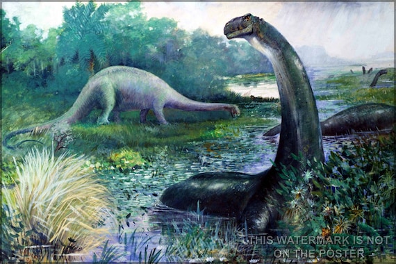 Poster Many Sizes Available Brontosaurus nowadays Called - Etsy