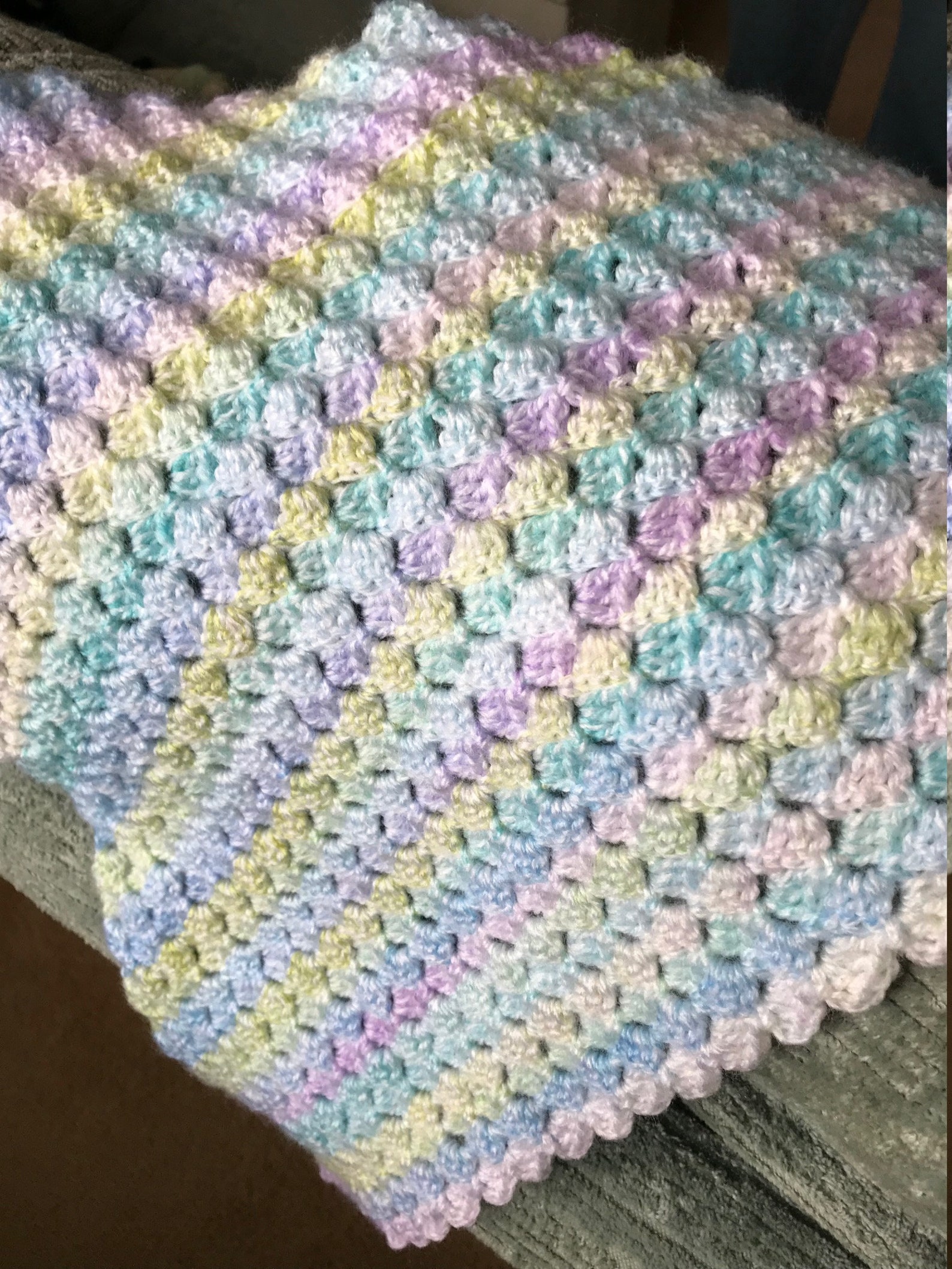 Gorgeous Random Striped Crochet Blanket - Any Colour! Any Size! - Etsy