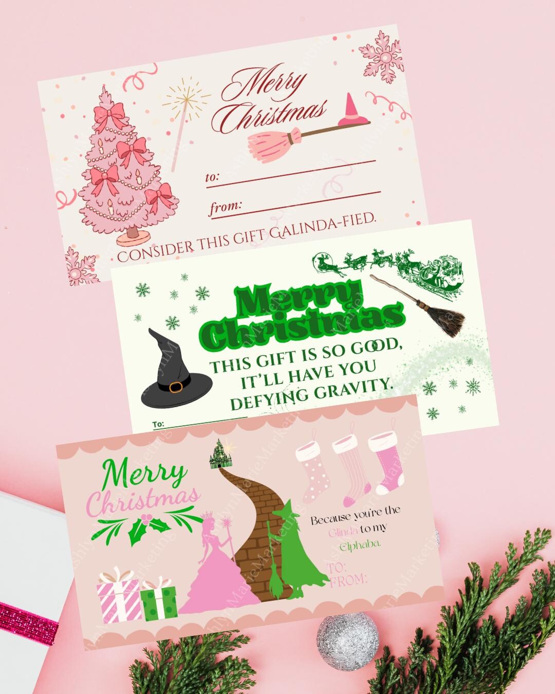 Magical Christmas Gift Tags — Enchanted Holiday Printable Set - Etsy