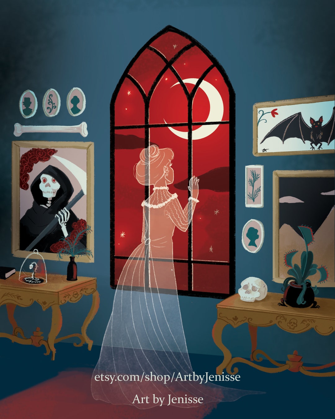 Longing | the Ghost at the Window - Etsy