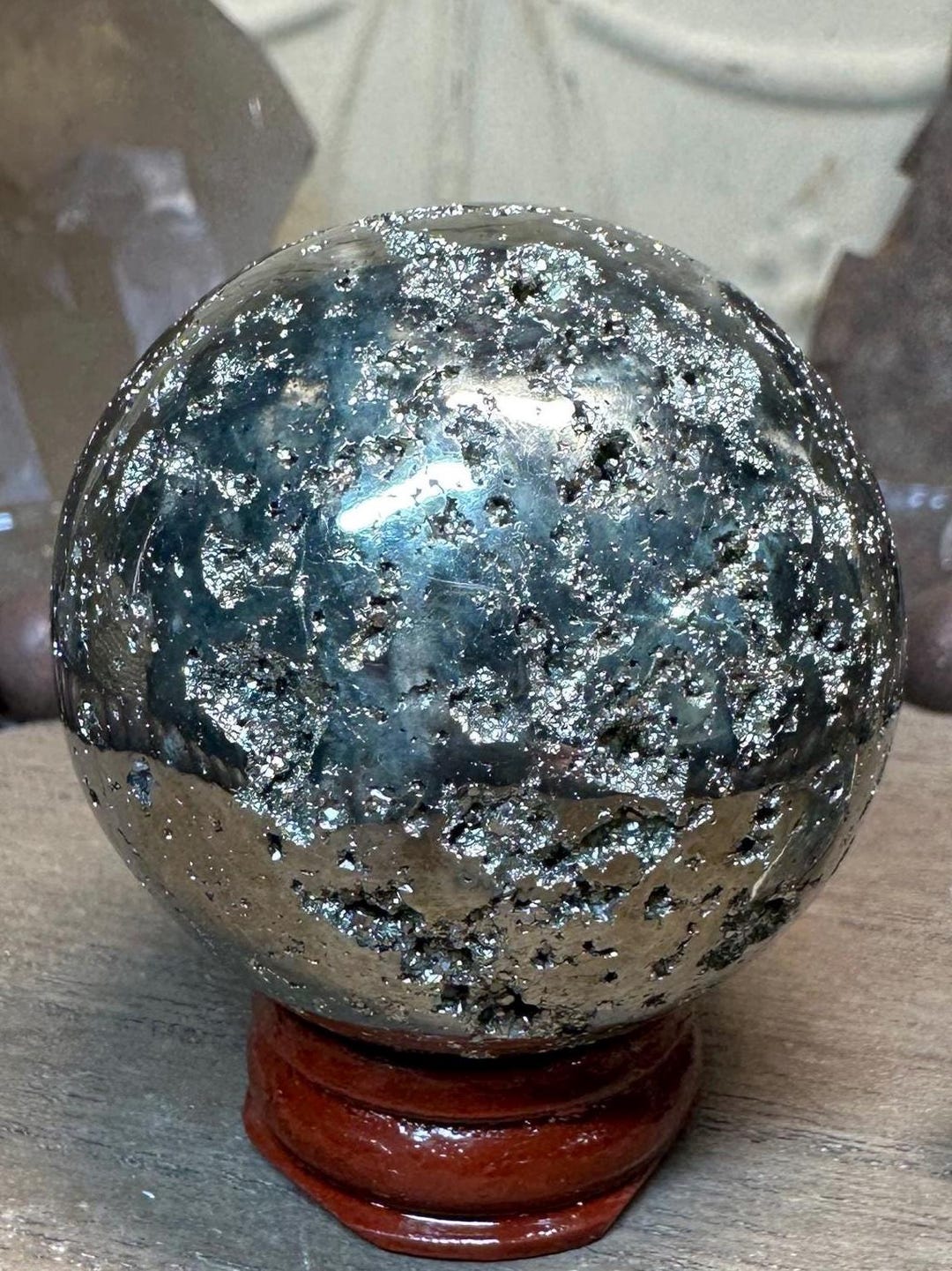 Peruvian Pyrite Sphere! 292 Grams - Etsy