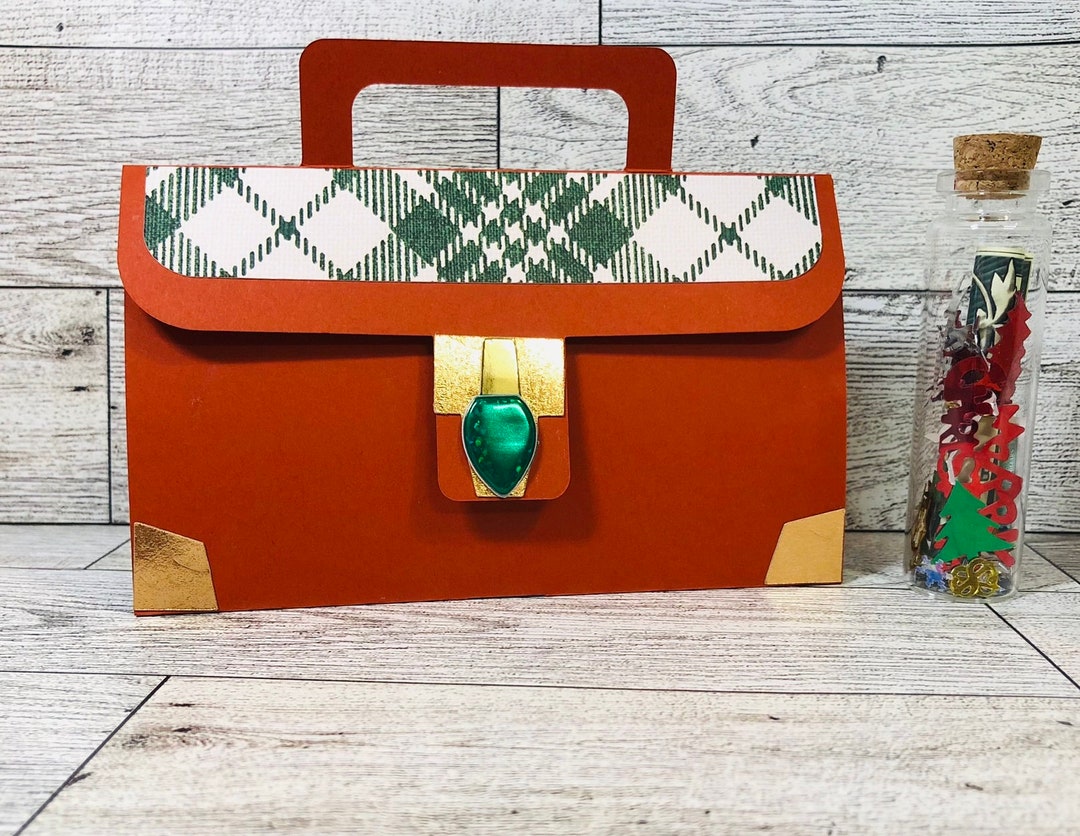3D Briefcase Christmas Money in a Bottle Holder, Money in a Bottle ...