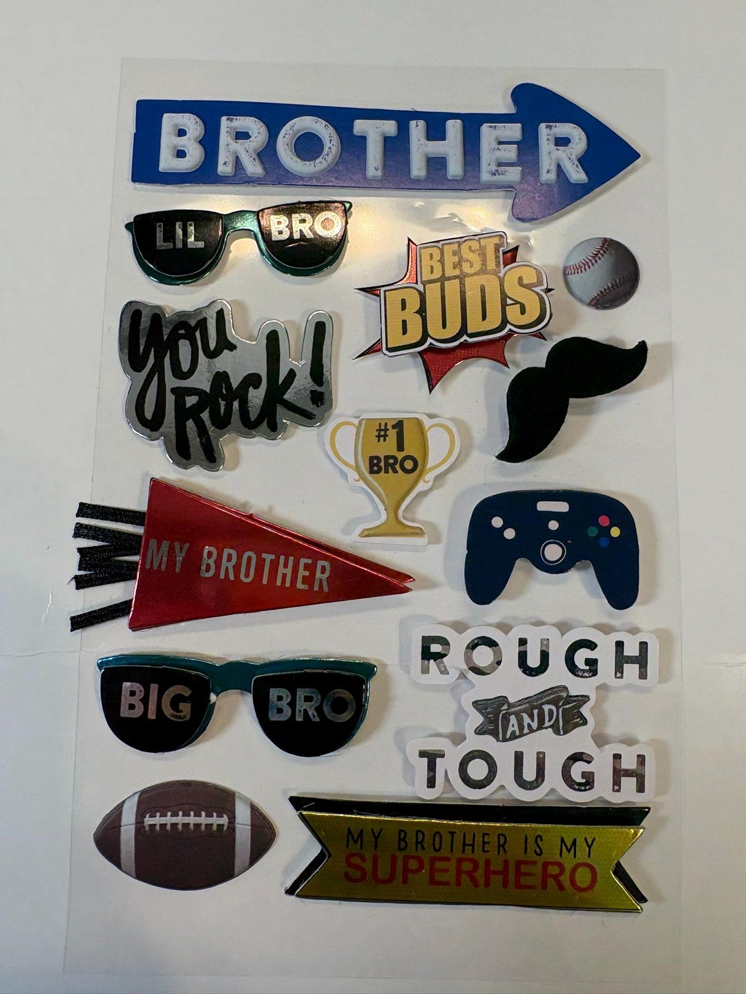 3D Dimensional Stickers Brother Stickers Layered Stickers, Sticker ...