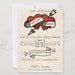 American Traditional Sailor Jerry Tattoo Themed Wedding Invitation or ...