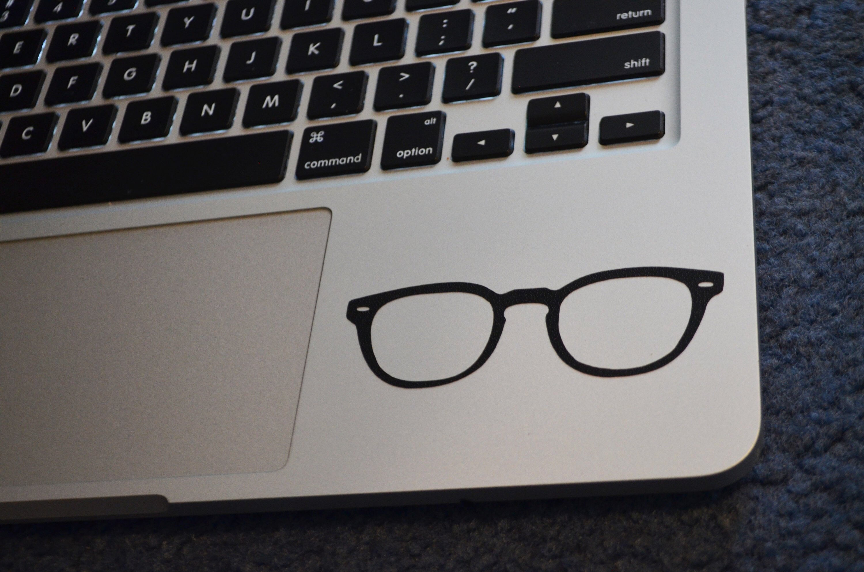 New Girl Laptop Vinyl Decals Glasses Decal Nerdy Vinyl - Etsy