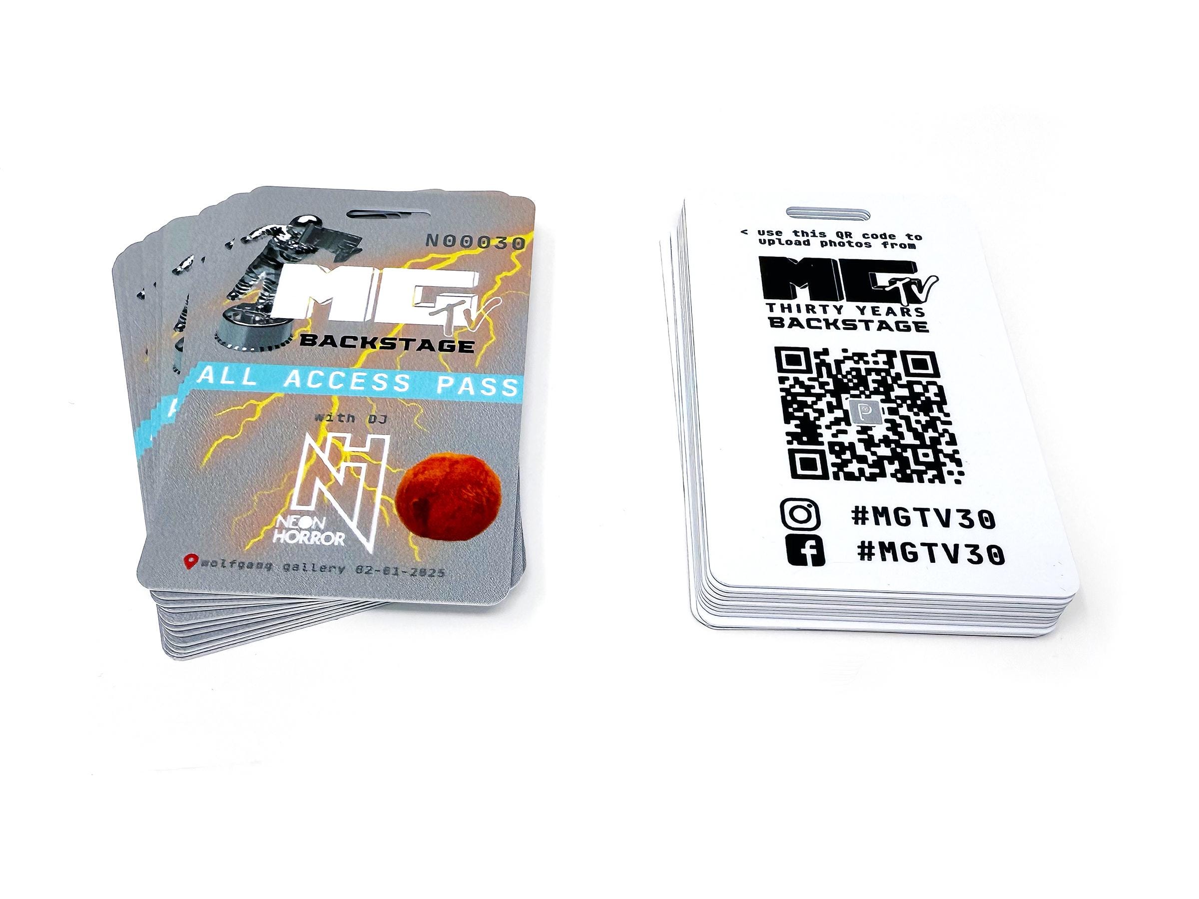 Personalized PVC ID Card: Custom UV Printed Badge With Slot - Etsy