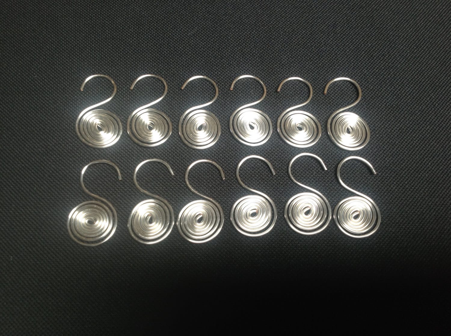Silver Christmas Ornament Hooks - 1 Dozen - Etsy