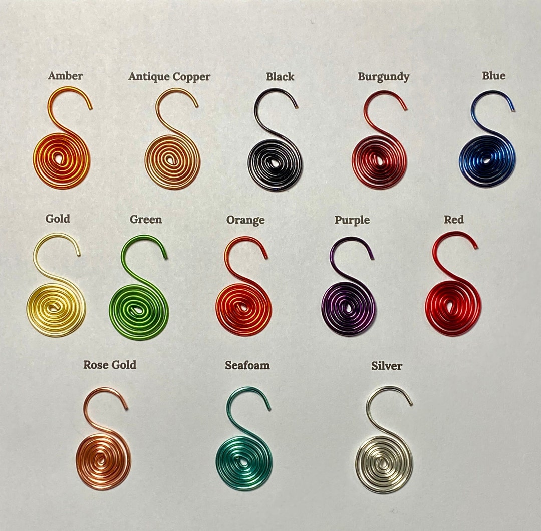 Mix and Match Your Christmas Ornament Hooks, 13 Colors to Make a bakers ...