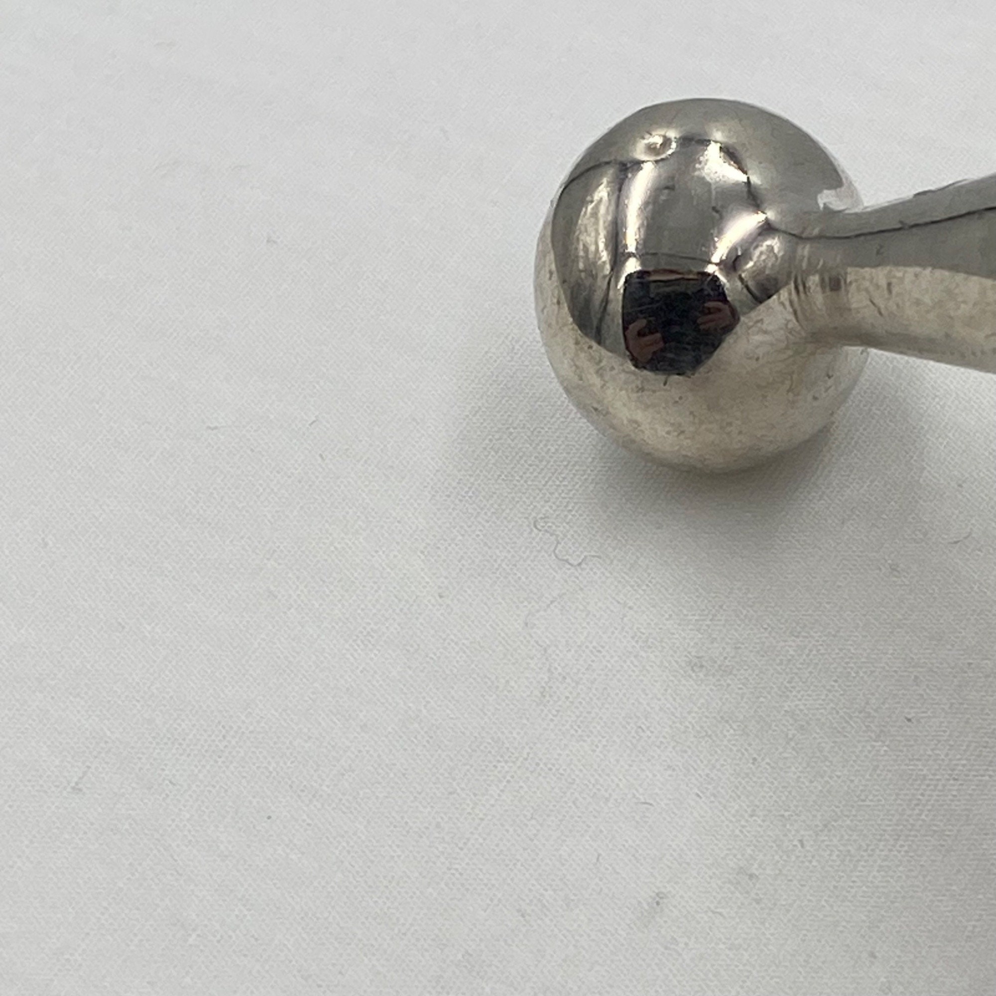 Vintage Sterling Silver Baby Rattle 3 Inches Monogrammed JWF - Etsy