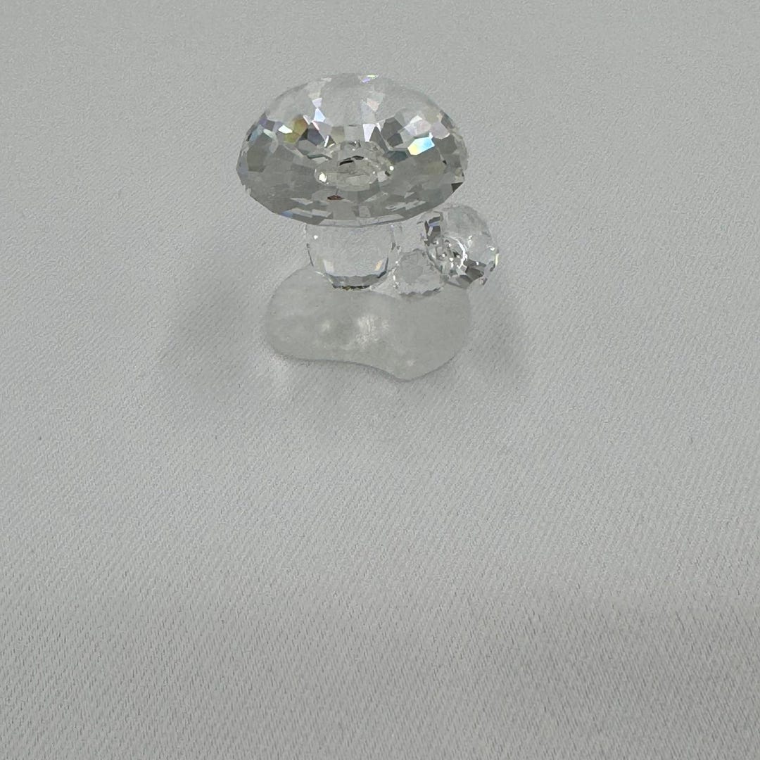 Swarovski Silver Crystal Woodland Friends Toadstool Figurine in ...
