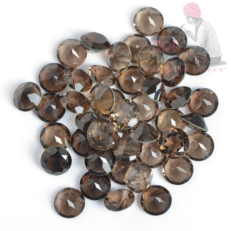 Natural Smoky Quartz Calibrated Size 5mm Round Faceted Cut - Etsy