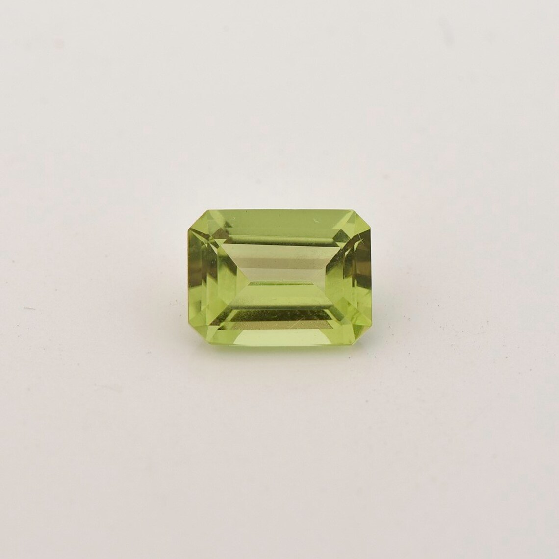 Natural Green Peridot Calibrated Size 6x8mm Octagon Faceted | Etsy