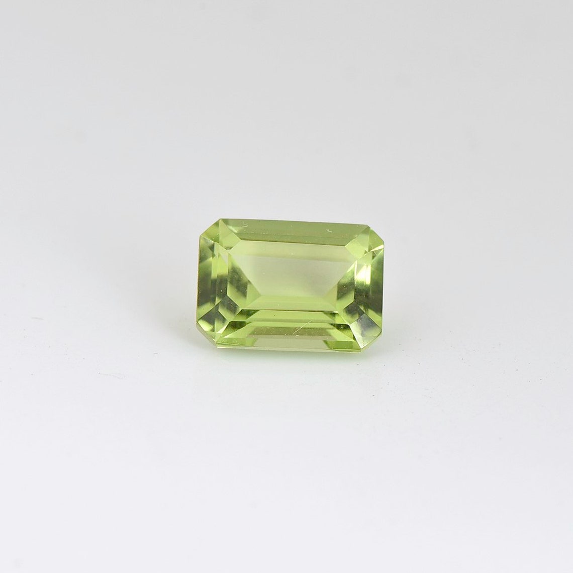 Natural Green Peridot Calibrated Size 6x8mm Octagon Faceted | Etsy