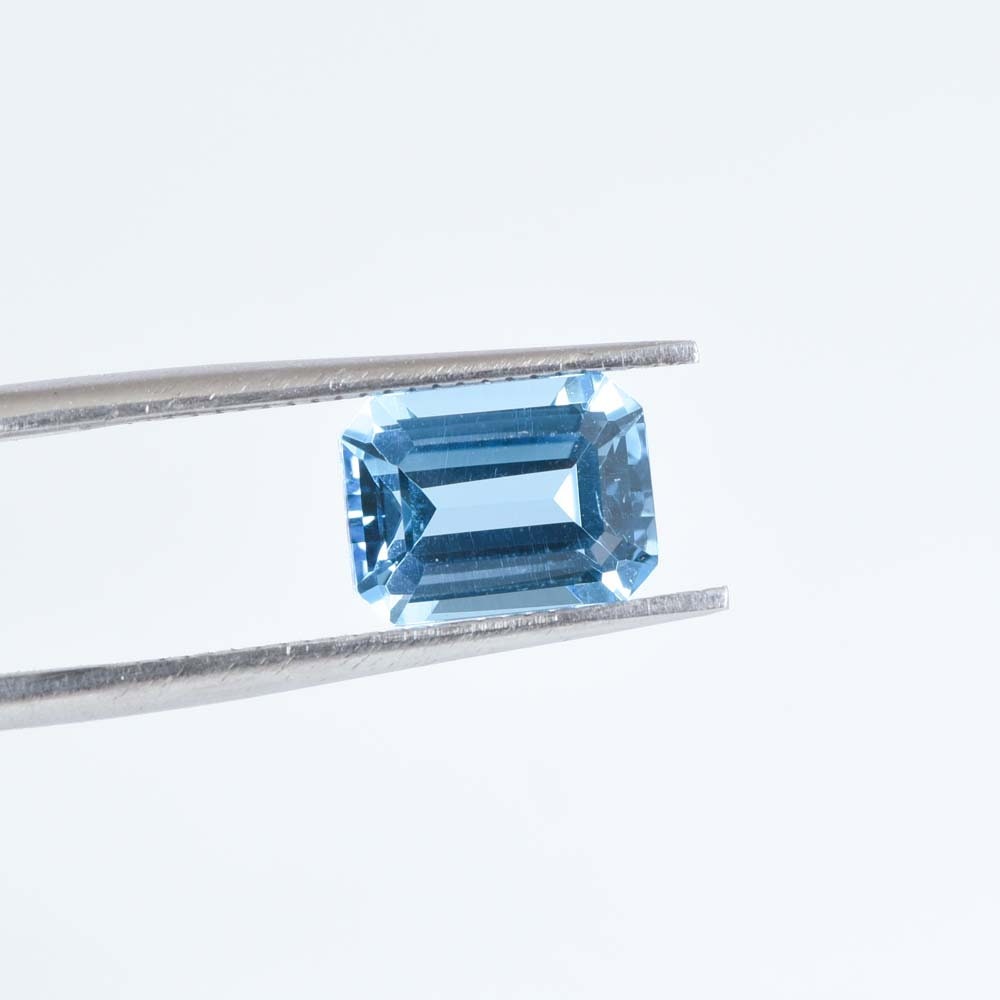 Natural Sky Blue Topaz Calibrated Size 6x8mm Faceted Octagon - Etsy