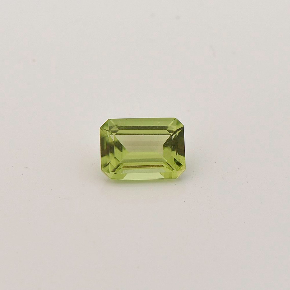 Natural Green Peridot Calibrated Size 6x8mm Octagon Faceted | Etsy