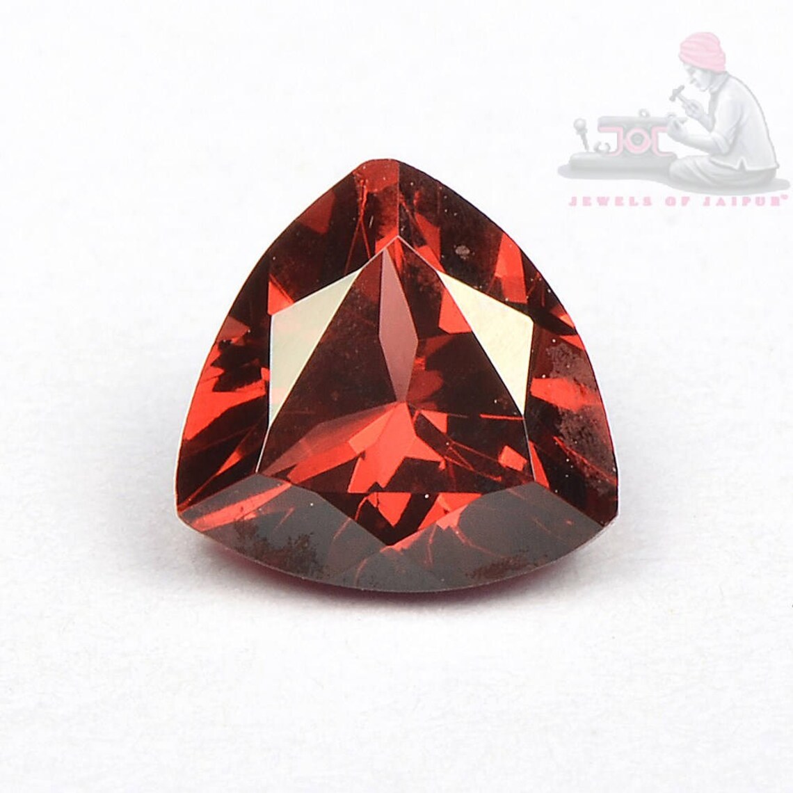 Natural Red Garnet Calibrated Size 4mm Faceted Cut Trillion - Etsy