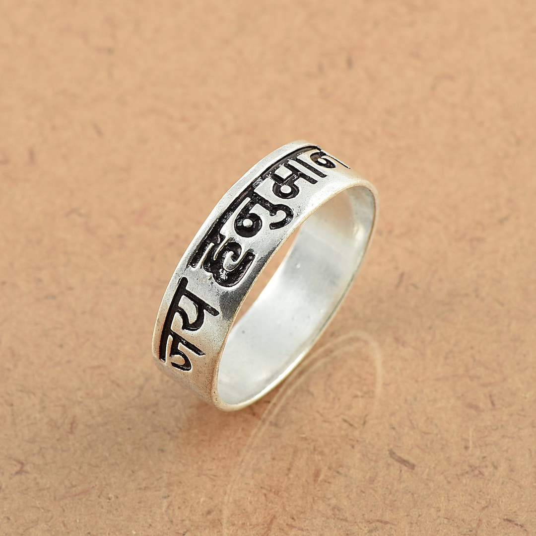 925 Sterling Silver Religious Lord Hanuman Ring 925 Sterling Silver Jai ...