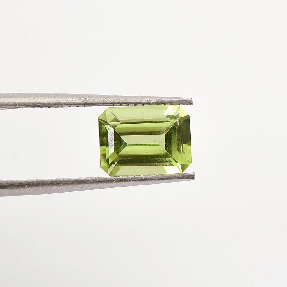 Natural Green Peridot Calibrated Size 6x8mm Octagon Faceted | Etsy