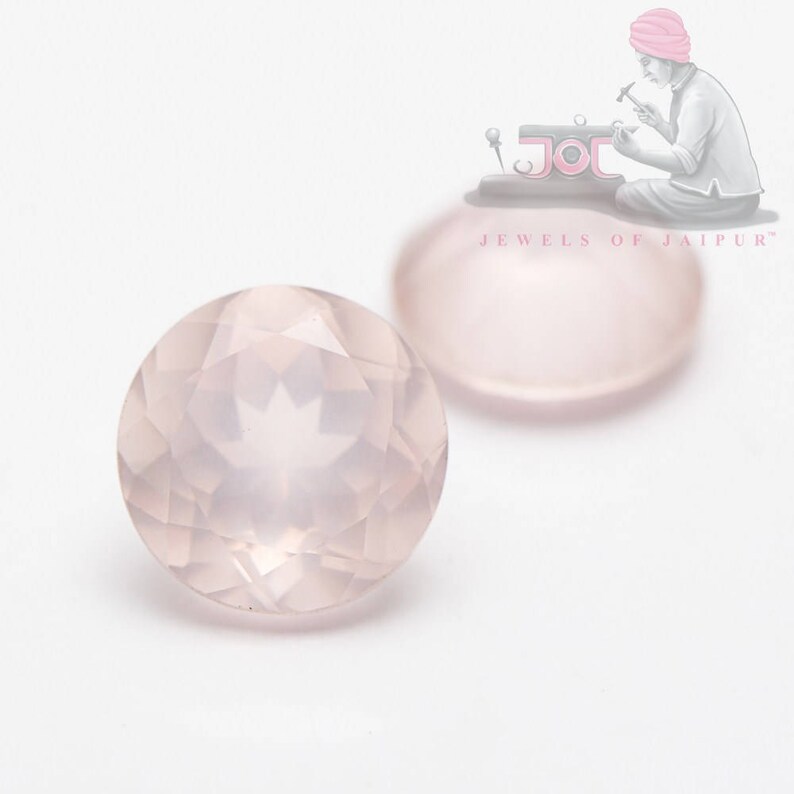 Natural Rose Quartz 5mm Round Faceted Cut Calibrated Size Pink - Etsy