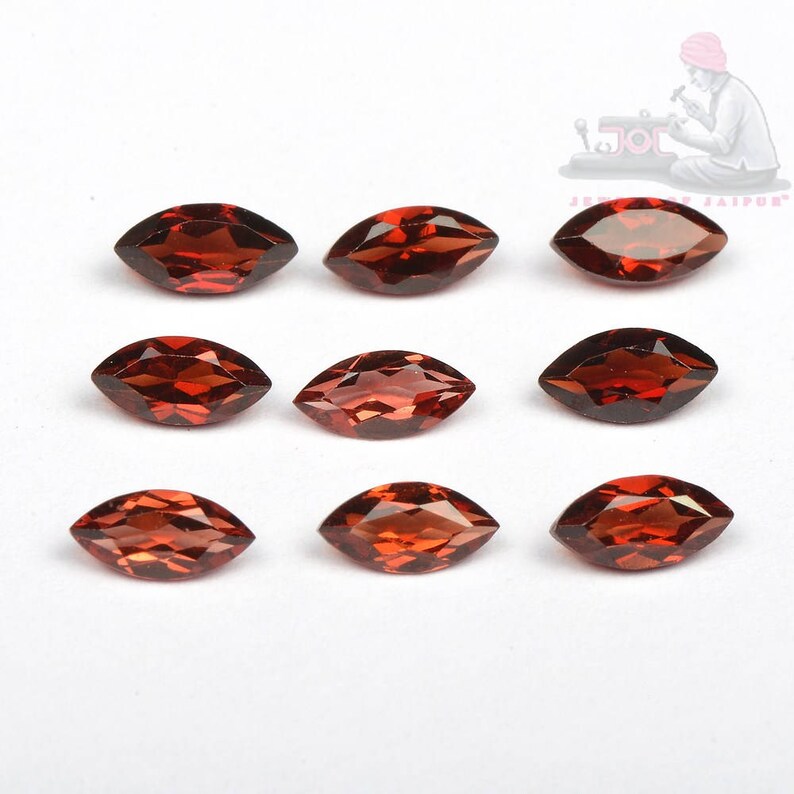 Natural Red Garnet 8x4mm Calibrated Size Faceted Cut Marquise AAA ...