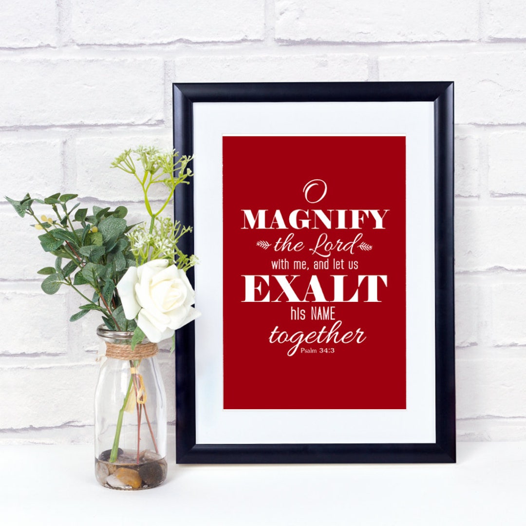 Framed Bible Verse Print Psalm 34 3 Bible Verse Print Etsy framed-bible-verse-print-psalm-34-3-bible-verse-print-etsy