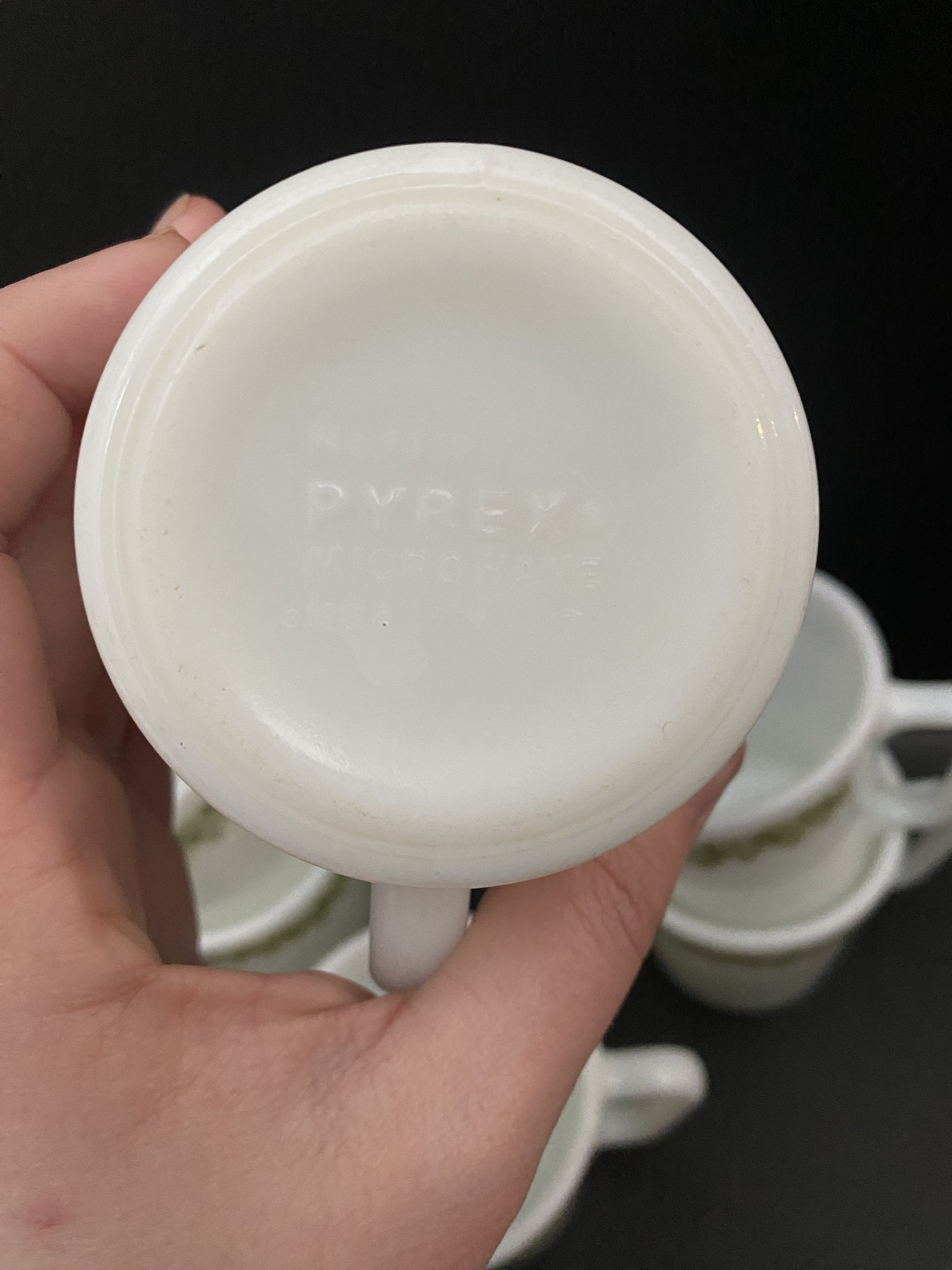 Vintage Pyrex Mugs Set of 6 - Etsy