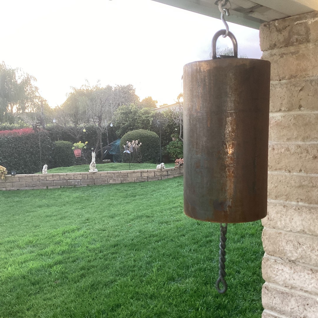 Recycled Rustic Handmade Bell / Gong. Entry Bell. Dinner Bell. - Etsy