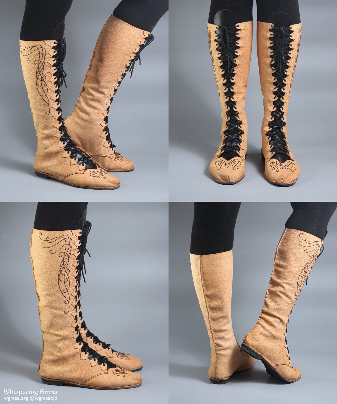 Digital PDF Pattern: Elven Boots With Embroidery - Etsy