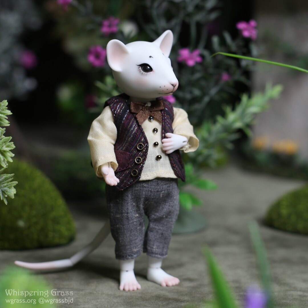 Manuna Mouse V.2 BJD Doll Striped Fullset - Etsy