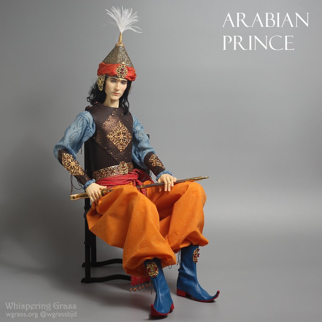 BJD Arabian/islamic Prince Outfit for 65-70 Cm Dolls, Fits Slim Male ...
