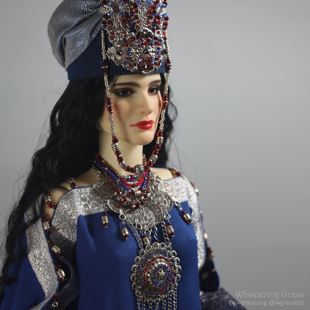 BJD Amazigh / Berber Queen Outfit for 62-67 Cm Dolls, Fits Soom ...