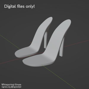 DIGITAL STL Files: Soles for Making Stiletto Sandals for BJD Dollshe ...